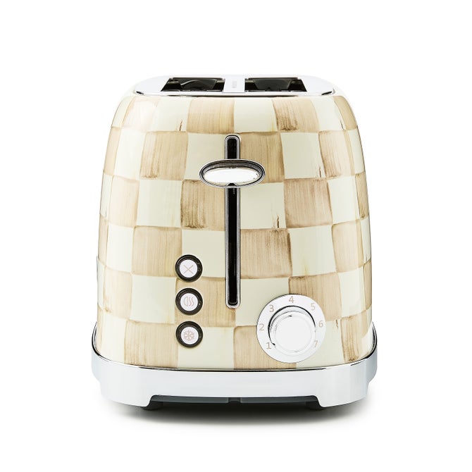 Mocha Check 2-Slice Toaster – Kiki's Decor & More